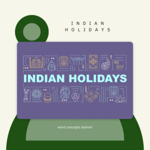 Indian Holidays Word Concepts Banner | Master Bundles
