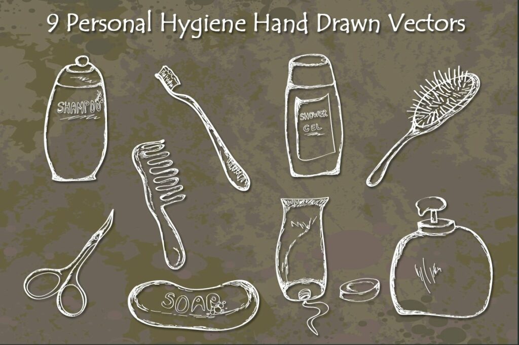 Personal Hygiene Bathroom Vectors – MasterBundles