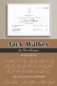 Jack Walker Handwritten Font | Master Bundles
