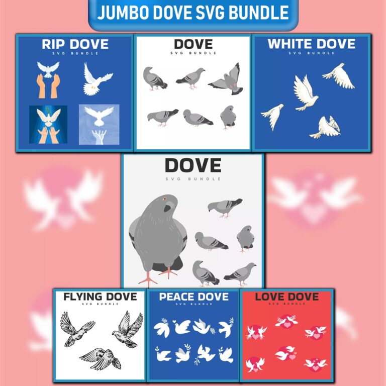 Dove SVG Files Bundle – MasterBundles