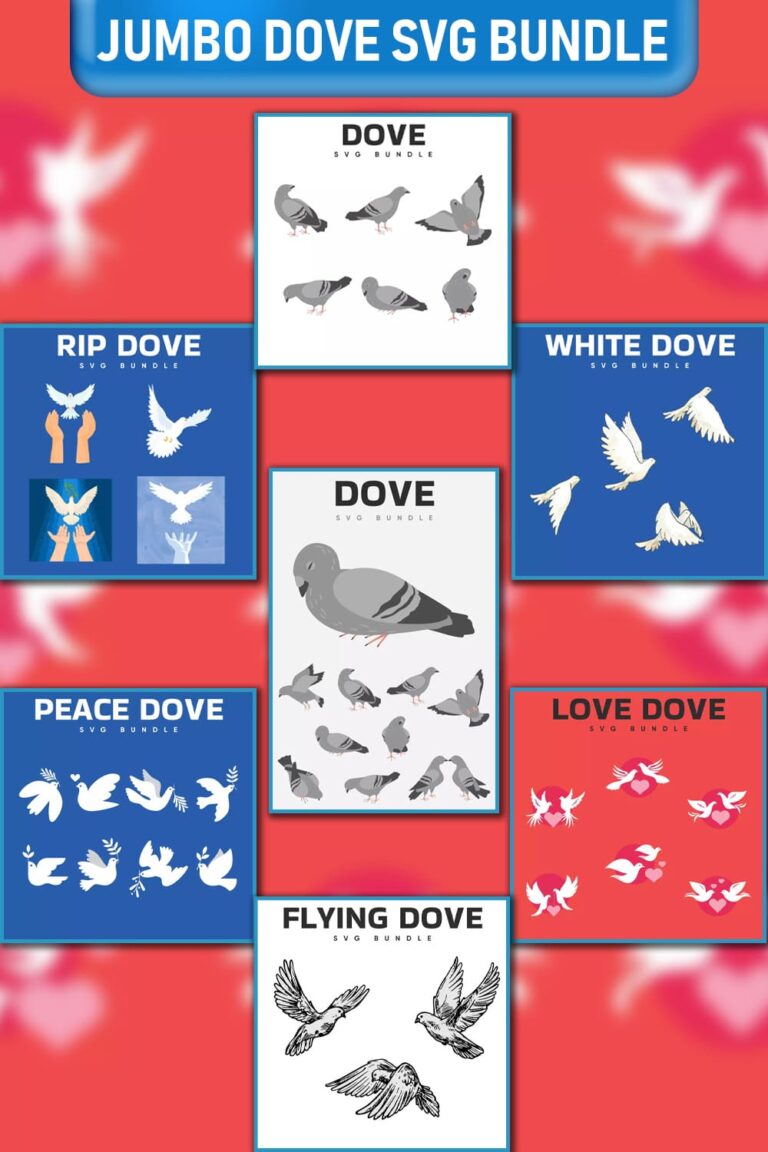 Jumbo Dove SVG Bundle – MasterBundles