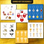 Jumbo Key SVG Bundle – MasterBundles