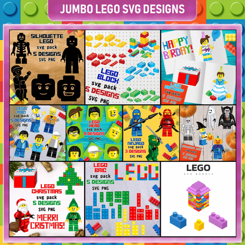 Lego Brick SVG Designs – MasterBundles