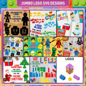 Jumbo Lego SVG Designs – MasterBundles