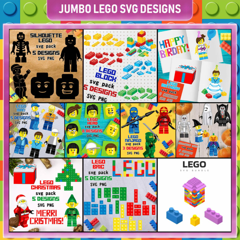 Lego Brick SVG Designs – MasterBundles
