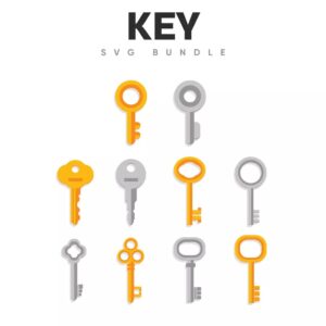 Jumbo Key SVG Bundle – MasterBundles