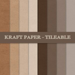 Kraft Paper Background Textures | Master Bundles