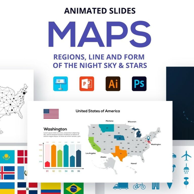 Maps Animated Presentations – MasterBundles