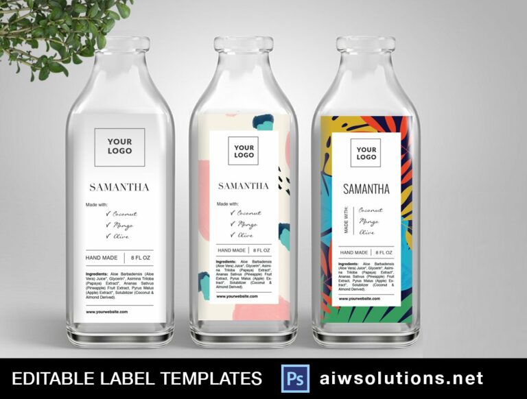Packaging And Label Template-ID54 – MasterBundles