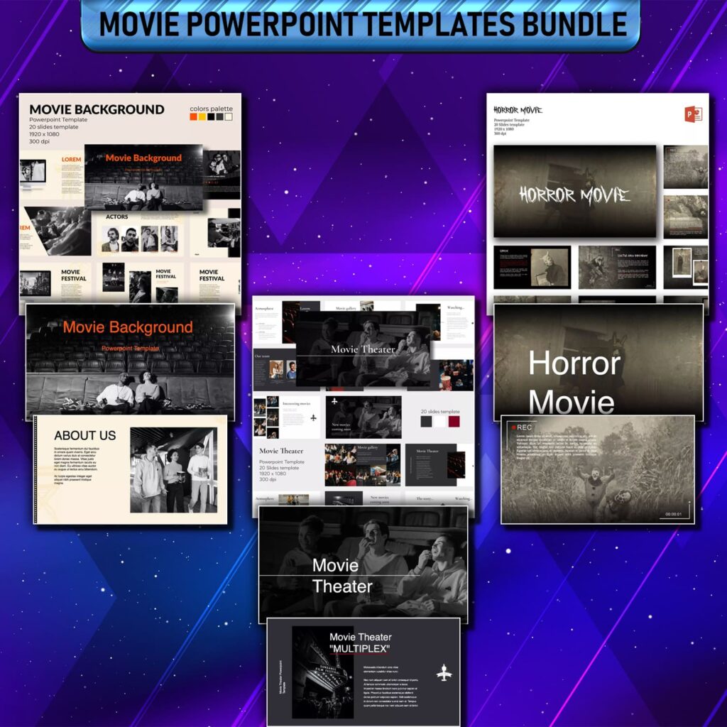 Movie Powerpoint Templates Bundle – MasterBundles