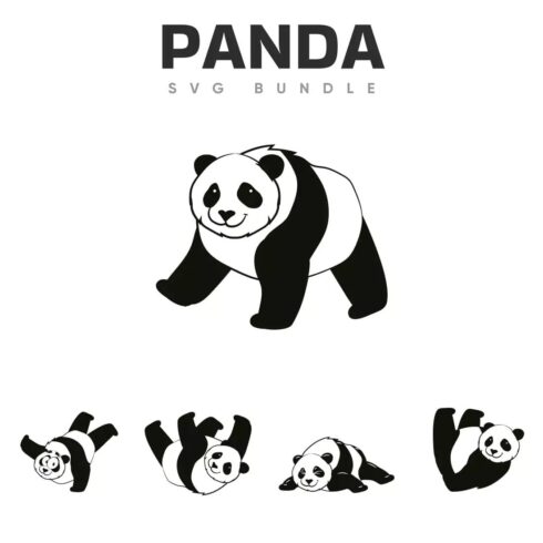 Huge Panda SVG Design Bundle – MasterBundles