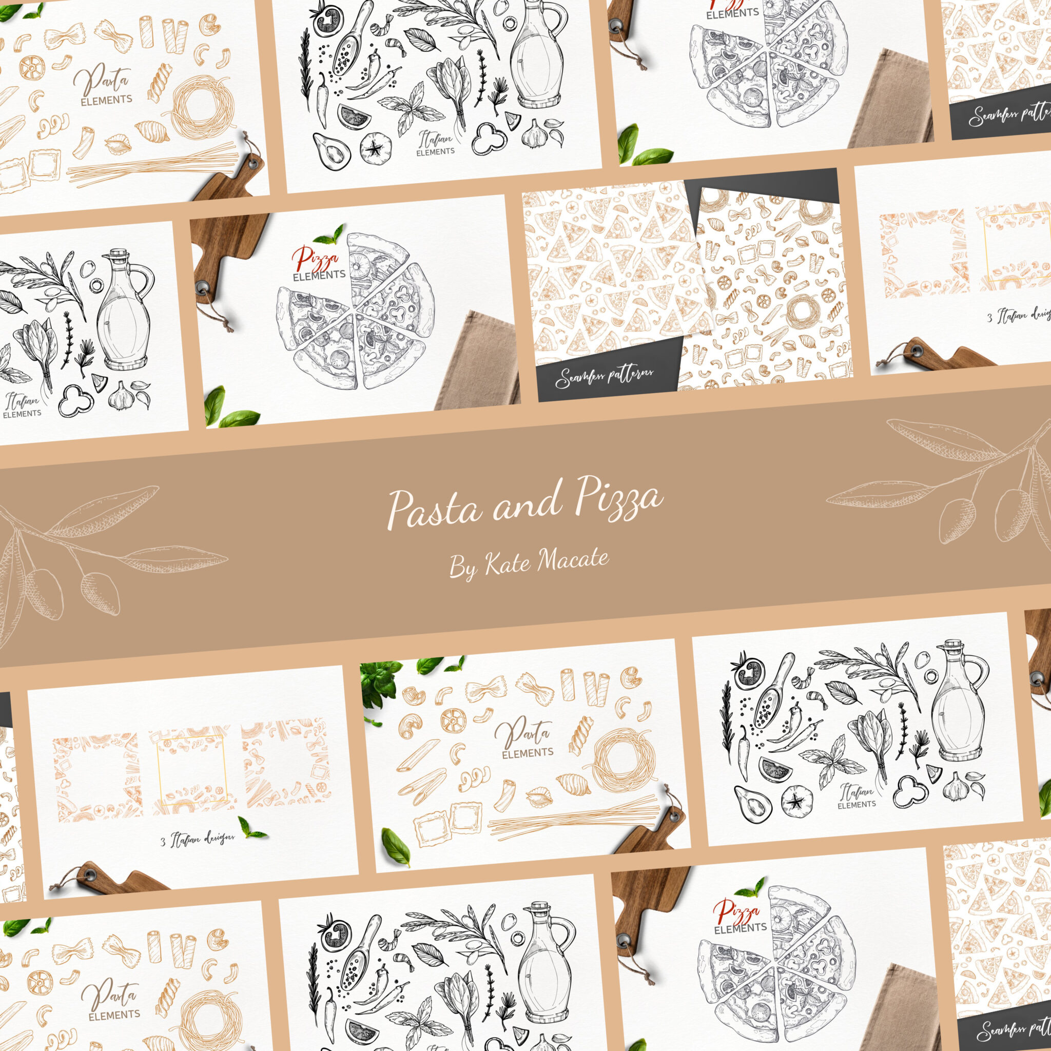 Surfer Pizza Vector Design - MasterBundles