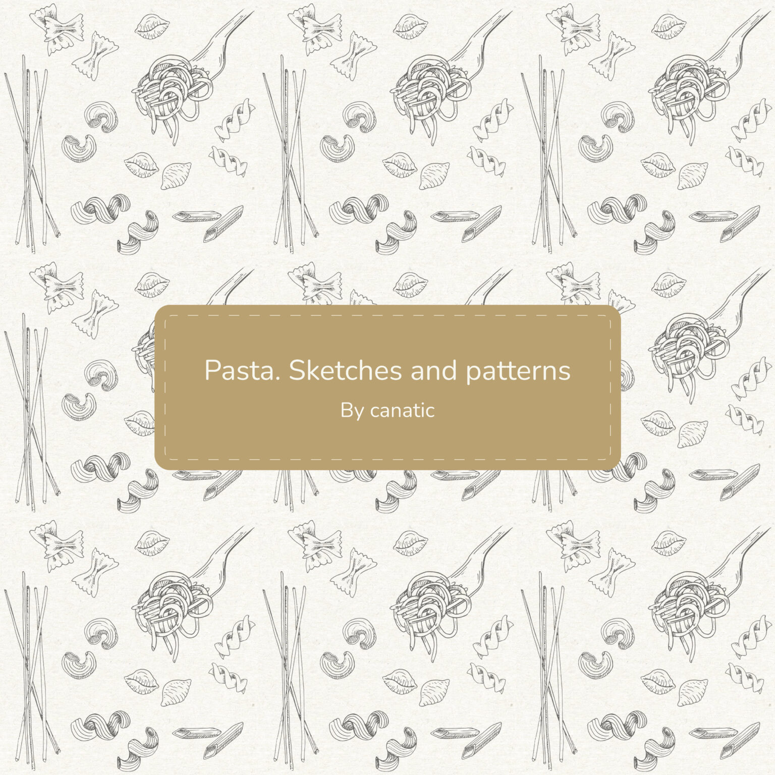 Seamless Patterns Macaroni | Master Bundles