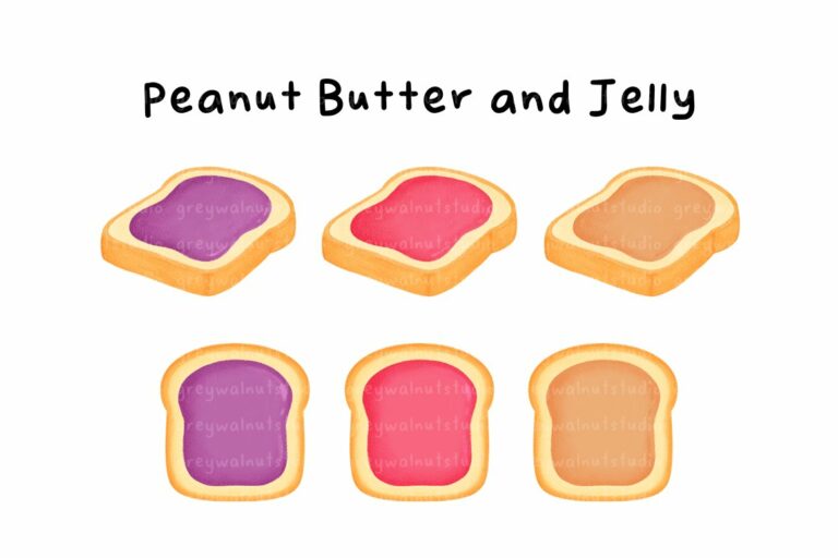 Peanut Butter And Jelly Clipart – MasterBundles
