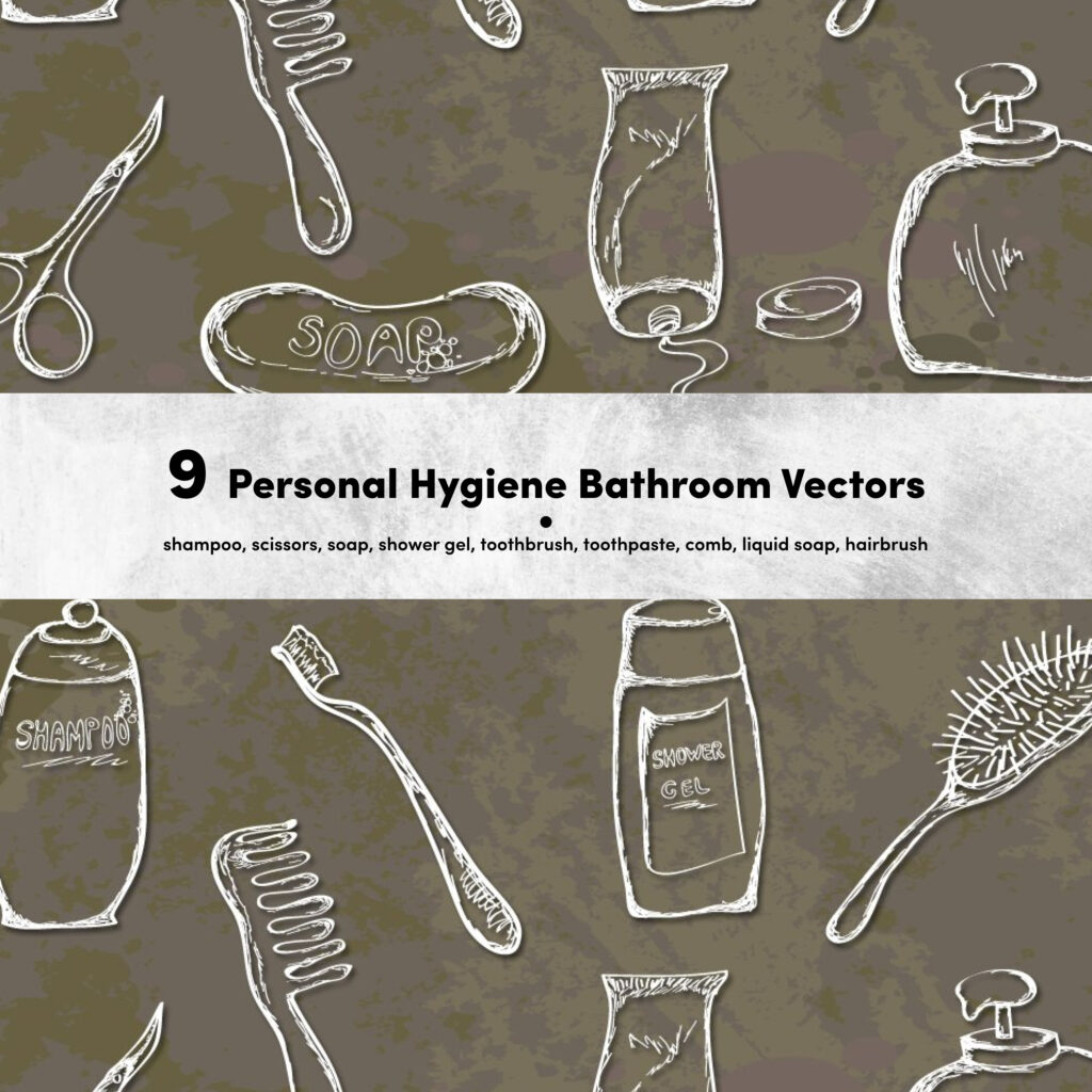 Personal Hygiene Bathroom Vectors – MasterBundles