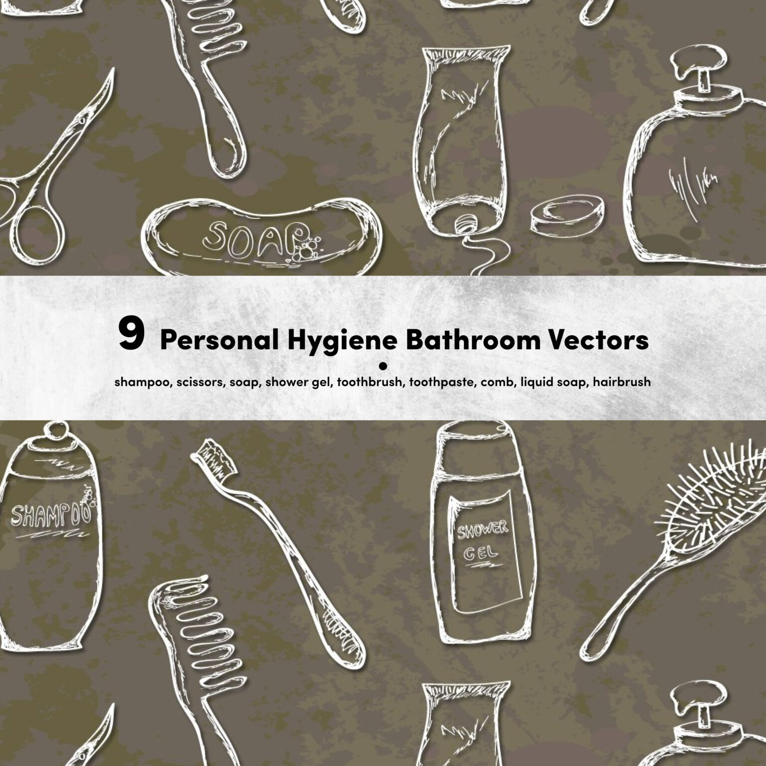 Bathroom Accessories SVG Design Graphics | MasterBundles
