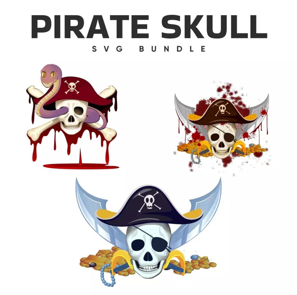 Pirate SVG Designs Bundle – MasterBundles