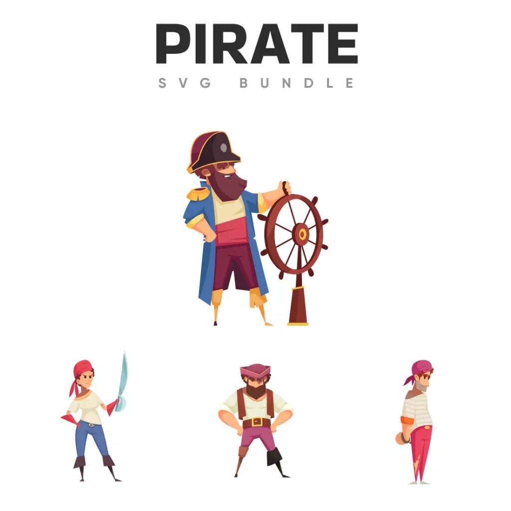 Pirate SVG Designs Bundle – MasterBundles