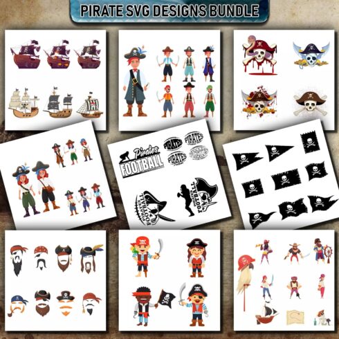 Pirate SVG Designs Bundle – MasterBundles