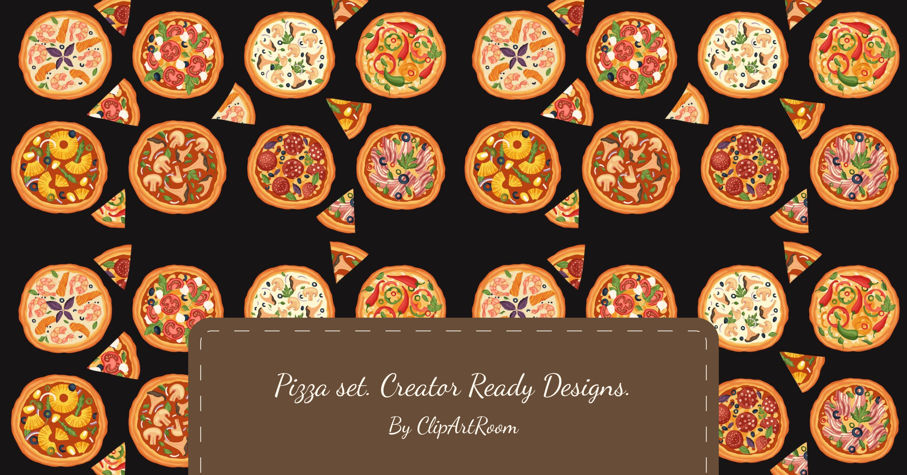 Pizza Set. Creator Ready Designs. – MasterBundles
