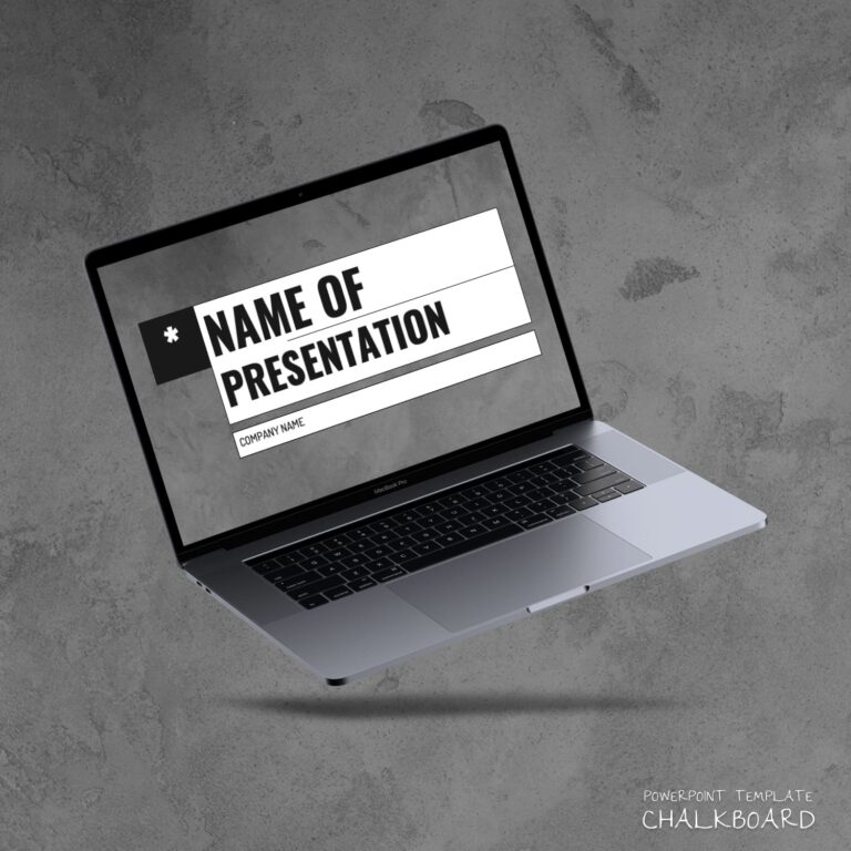 Chalkboard Powerpoint Template – MasterBundles