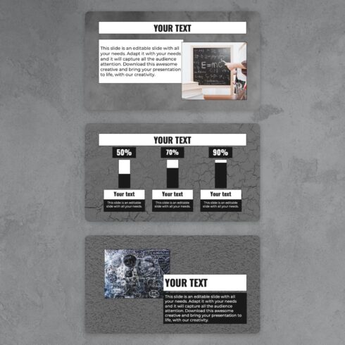 Powerpoint Template Chalkboard – MasterBundles