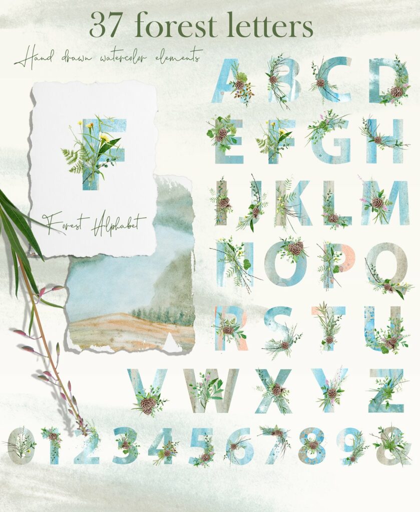 Watercolor Camping Clipart – MasterBundles