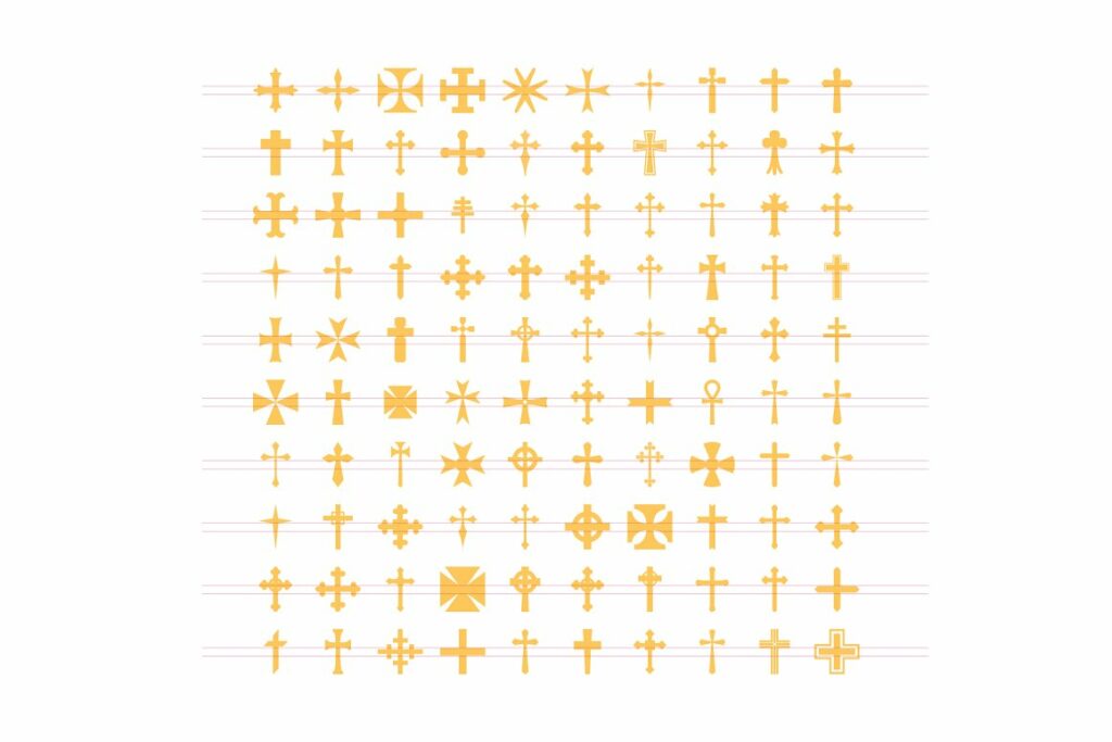 100 Cross Icons - Jolly Icon Series – MasterBundles