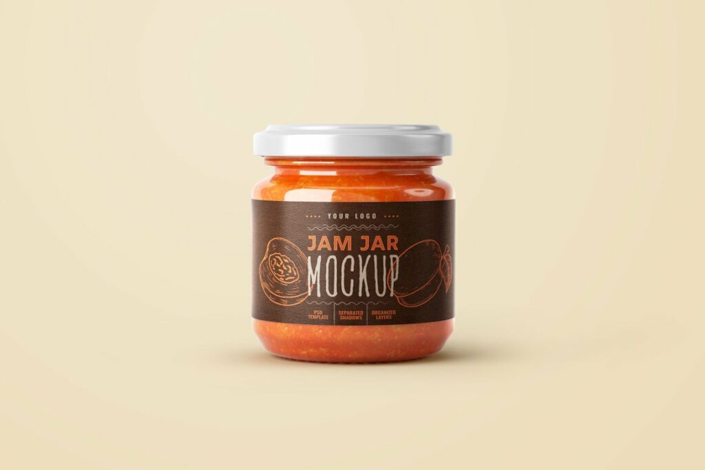 Jam Jar Mockup Set | Label Design – MasterBundles