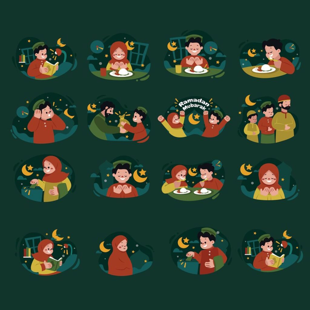 Ramadan Mubarak Illustration – MasterBundles