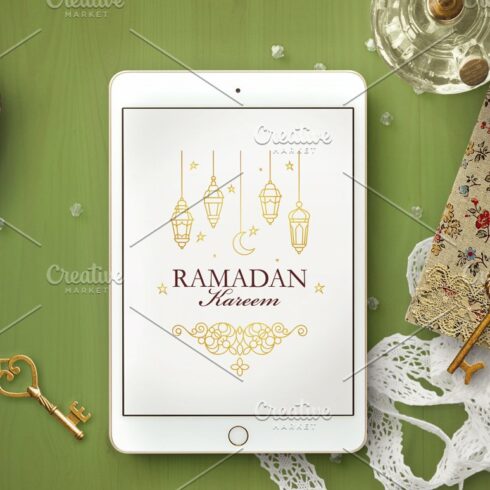 Set Of Ramadan Greetings Frames | Master Bundles