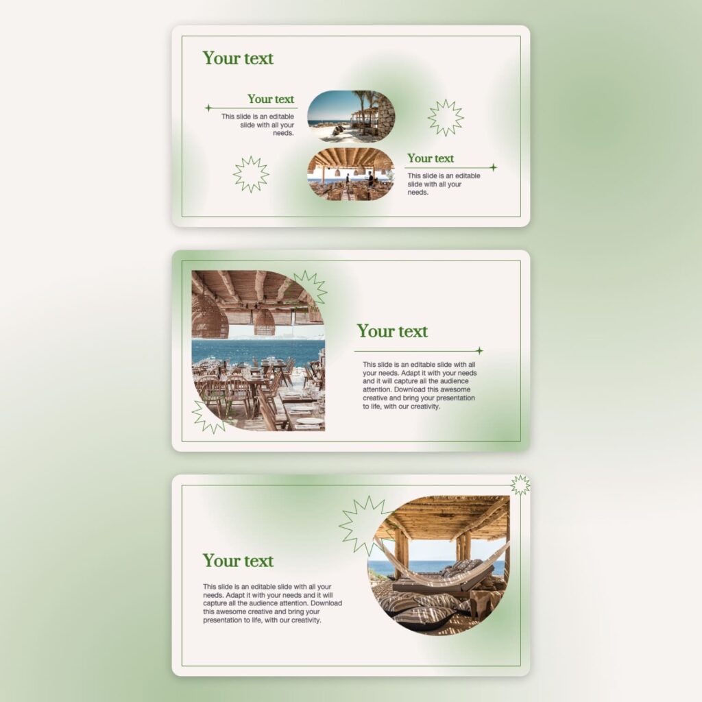 Rustic Beach Wood Powerpoint Backgrounds – MasterBundles