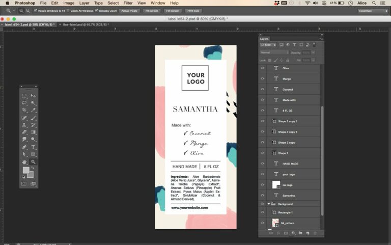 Packaging And Label Template-ID54 – MasterBundles