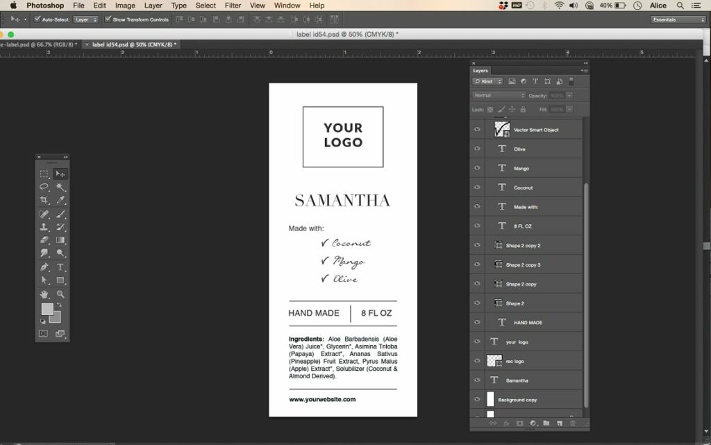 Packaging And Label Template-ID54 – MasterBundles