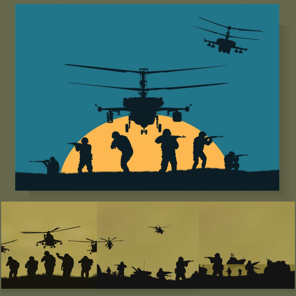 Set of Images, Millitary Subject – MasterBundles