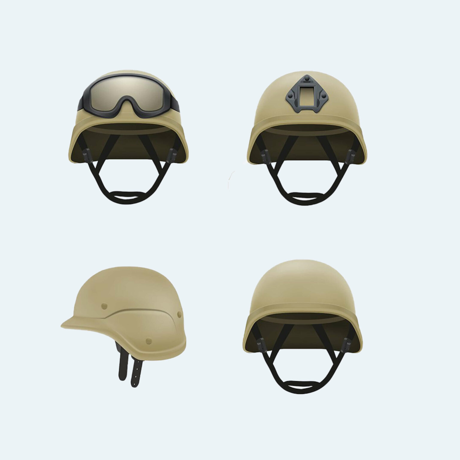 Set of Military Tactical Helmets – MasterBundles