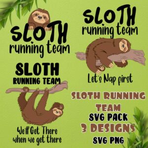 Sloth SVG Designs Bundle – MasterBundles