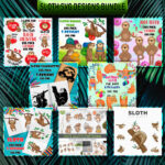 Sloth SVG Designs Bundle – MasterBundles