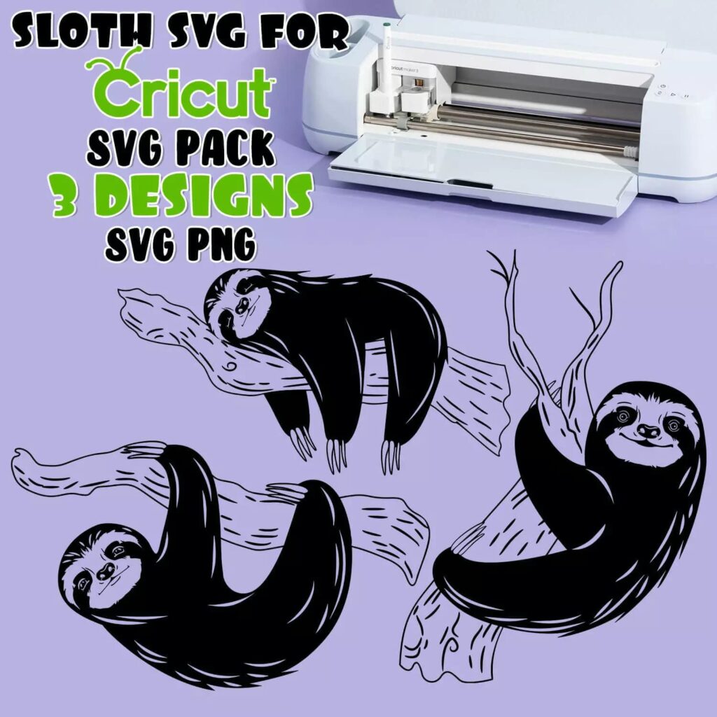 Sloth SVG Designs Bundle – MasterBundles