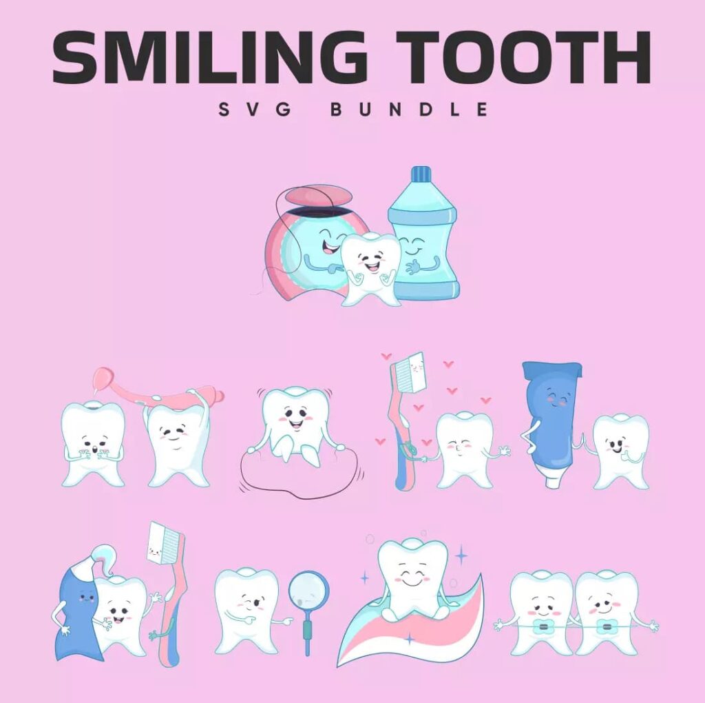 Tooth SVG Files Bundle – MasterBundles