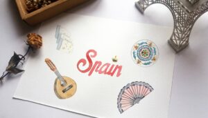 Spain Watercolor Clipart | Master Bundles