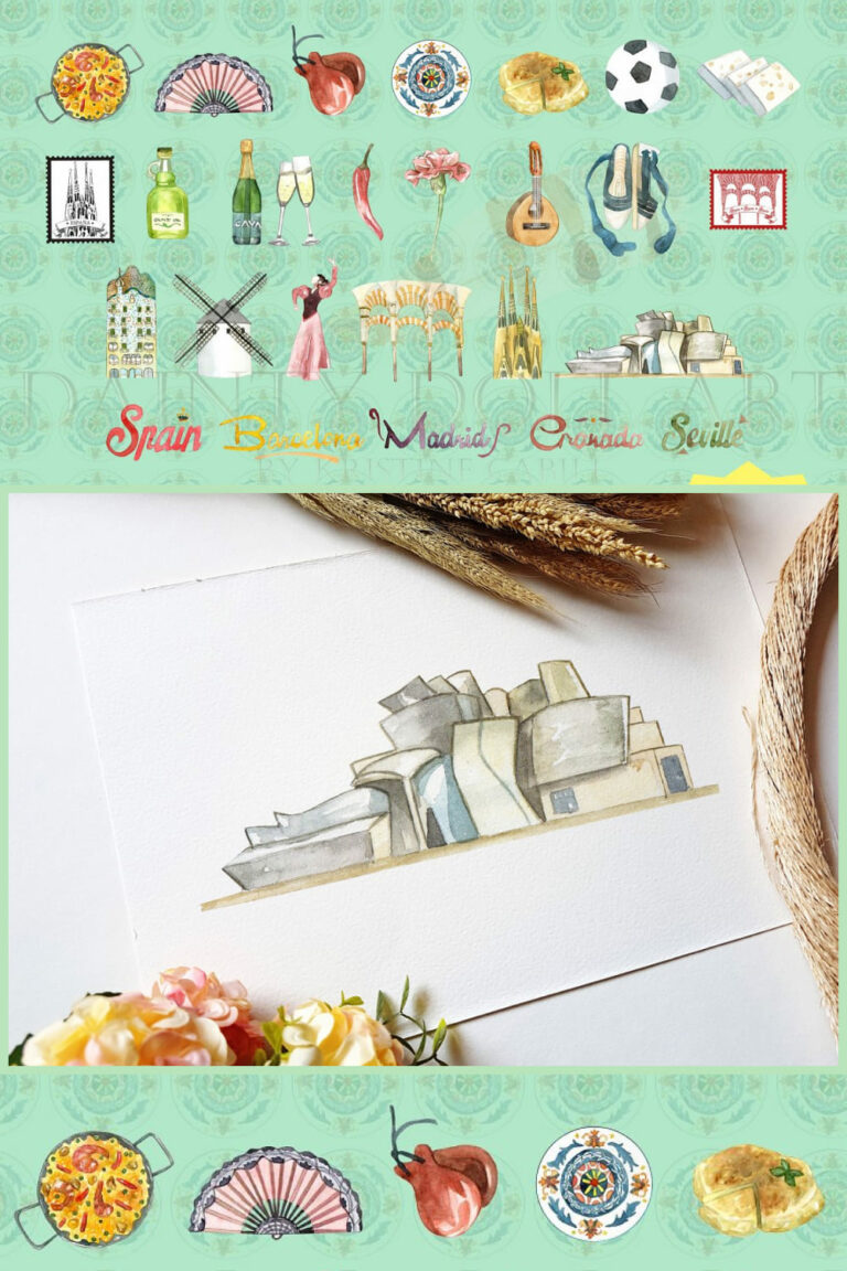 Spain Watercolor Clipart – MasterBundles