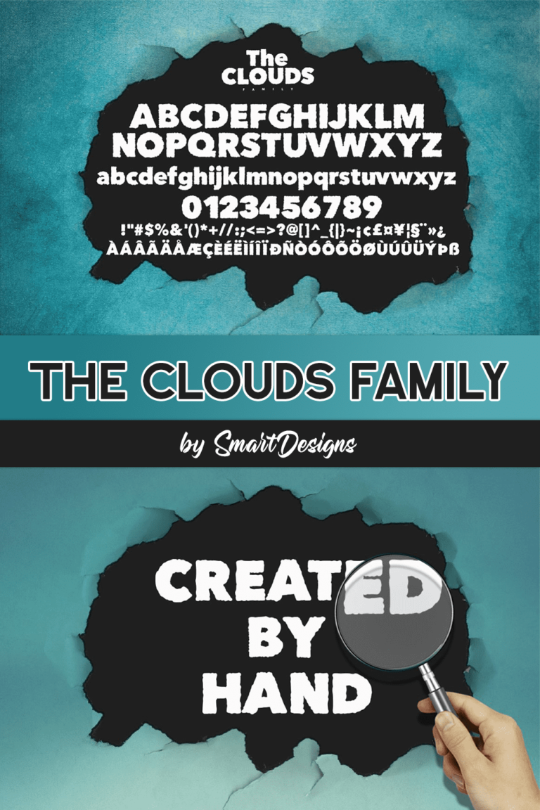The Clouds Stylish Font Family – MasterBundles