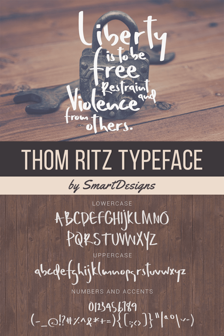 Thom Ritz Typeface – MasterBundles