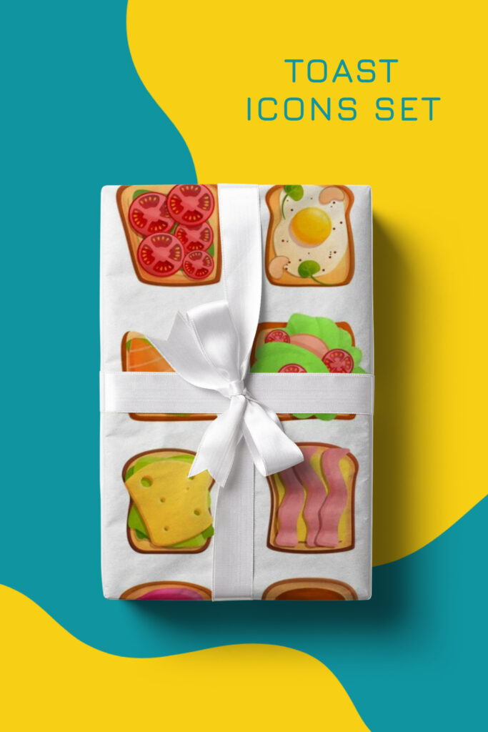 Toast Icons Set, Cartoon Style – MasterBundles