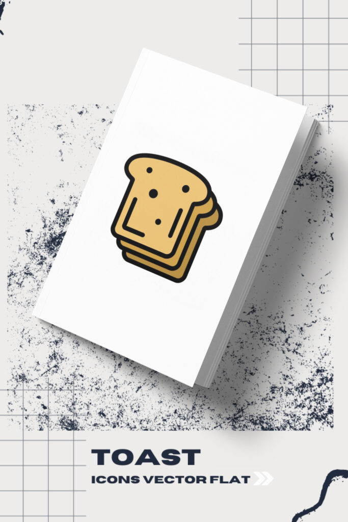 Toast Icons Vector Flat | Master Bundles