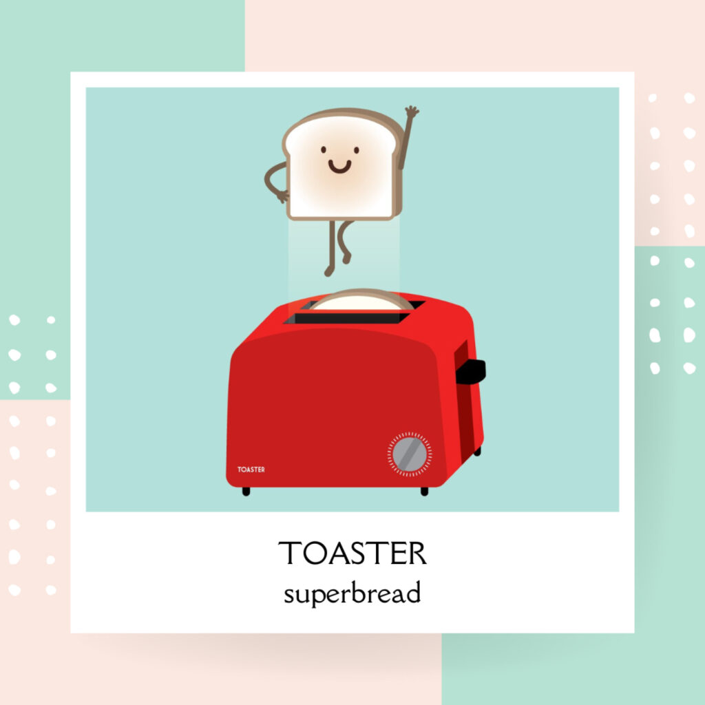 Toaster Superbread Vector – MasterBundles