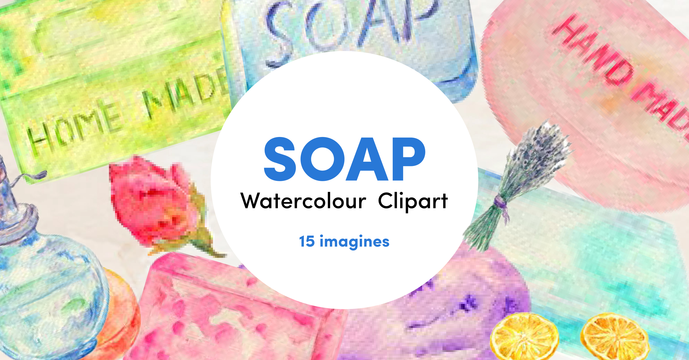 Watercolour Soap Clipart – MasterBundles
