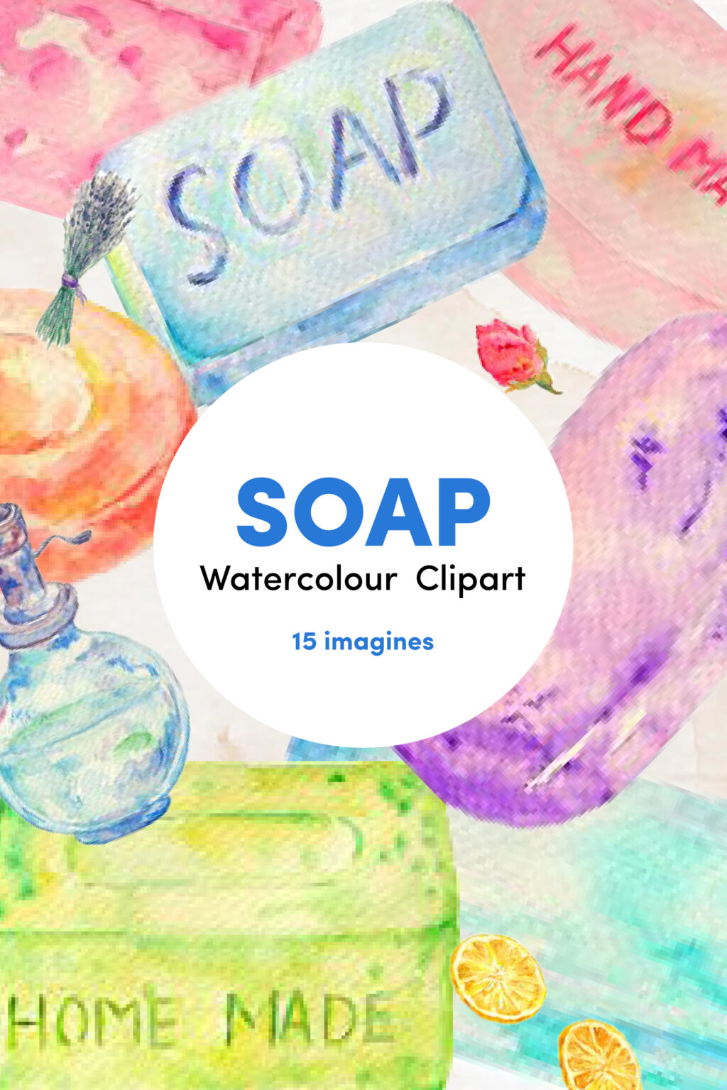 Watercolour Soap Clipart – MasterBundles