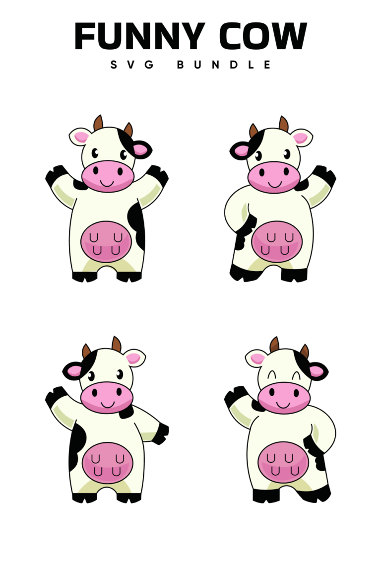 Funny Cow SVG Files – MasterBundles
